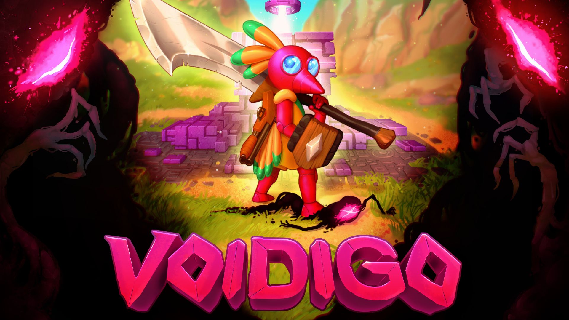Master the hunt in chaotic and colorful rougelite Voidigo - digitalchumps